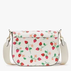 kate spade | Bags | Kate Spade Madison Strawberry Vine Printed Saffiano ...